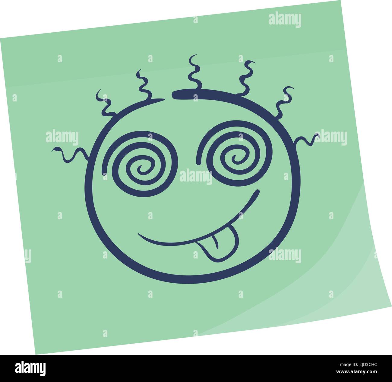 Face post it notes Stock Vector Images - Alamy