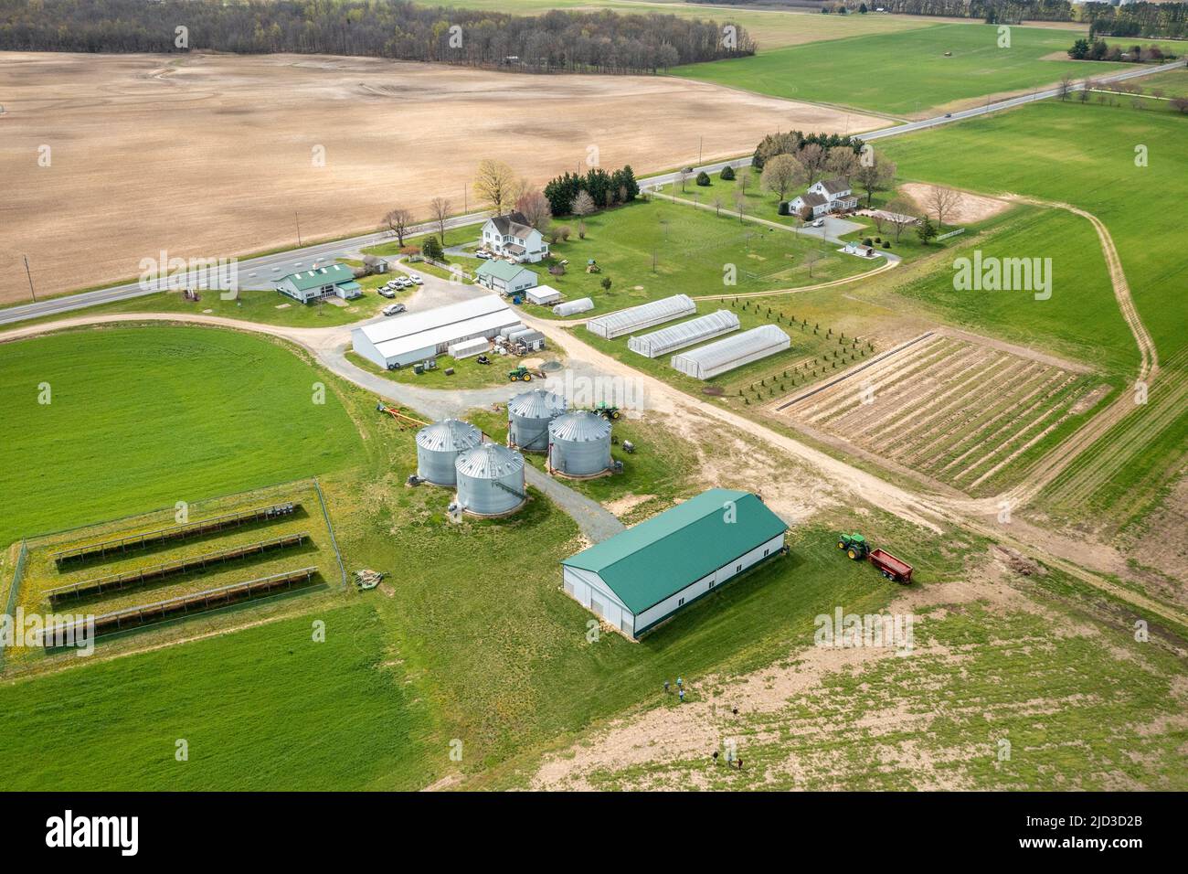 Cover crop aerial hi-res stock photography and images - Alamy