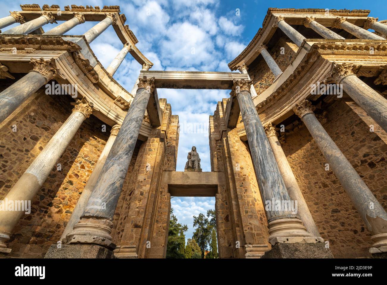 The Roman Theatre of Merida, Merida, Spain Stock Photo - Alamy