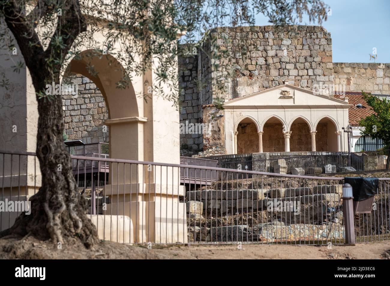The Muralla Urbana de Merida, Merida, Spain Stock Photo - Alamy