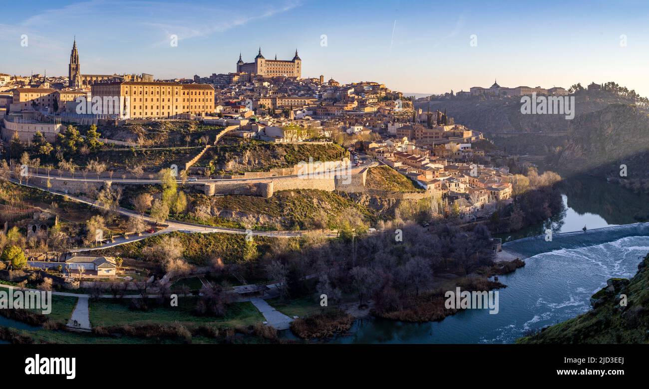 The skyline of Toledo, Spain Stock Photo - Alamy
