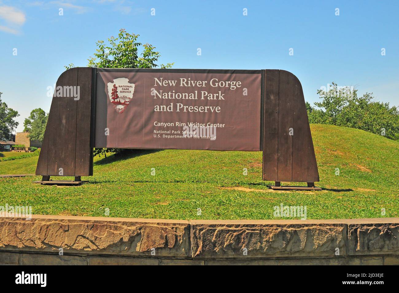 The New River Gorge National Park and Preserve in southern West ...
