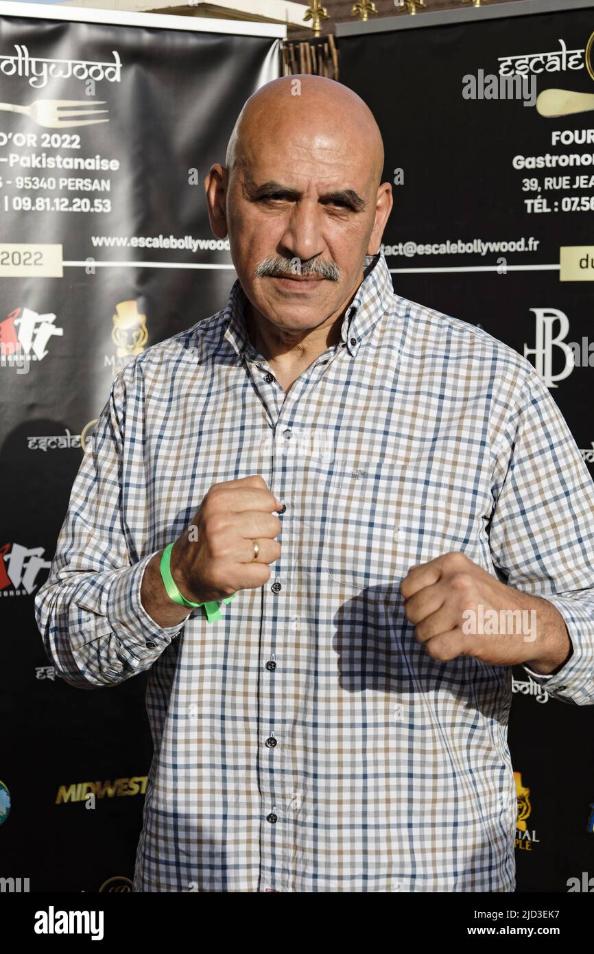 Persan, France. 16th June, 2022. Abdelkrim Qissi attends the Fourchette ...