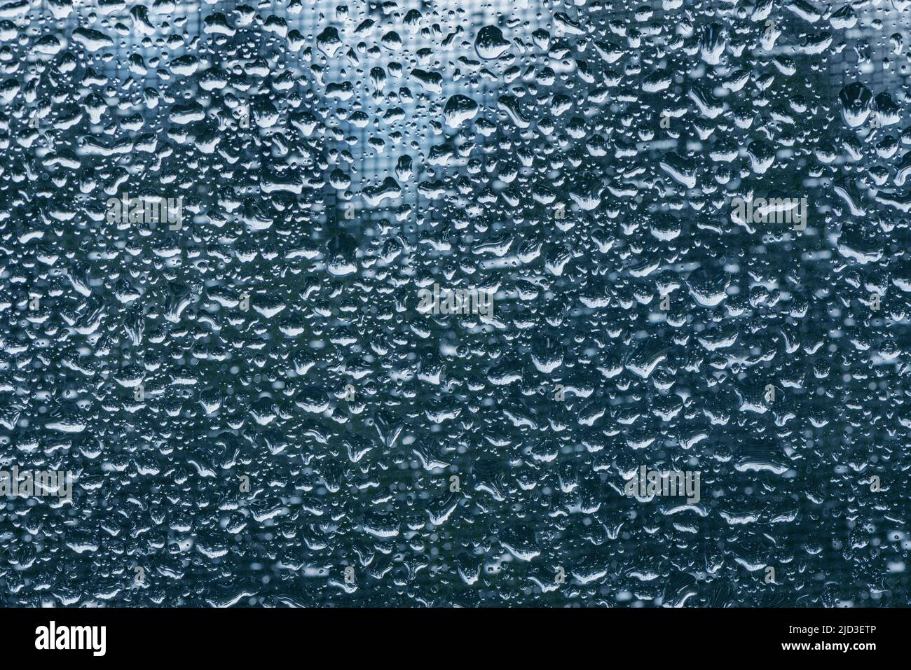Water drops om the window after rain Stock Photo - Alamy