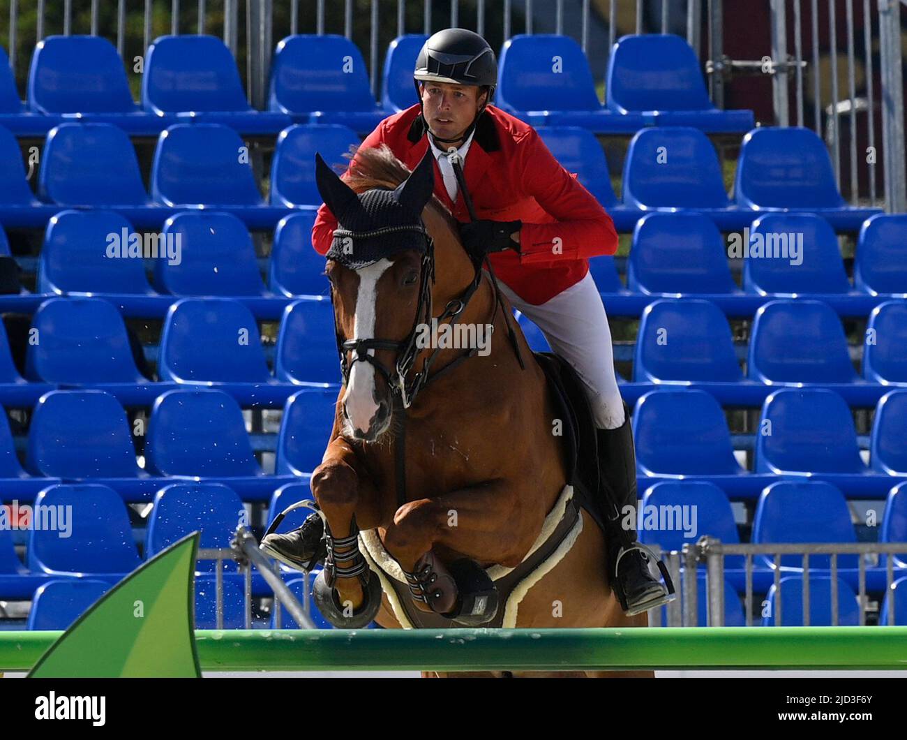 Chuchle Arena Praha, Prague. 17th June, 2022. Filip Dolezal of Czech ...