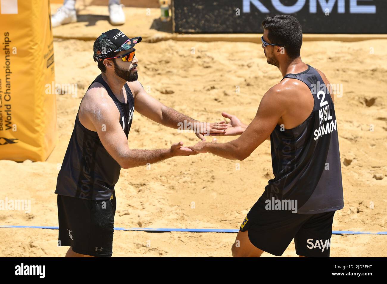 Rome, Italy. 17th June, 2022. Andre Loyola Stein/George Souto Maior ...