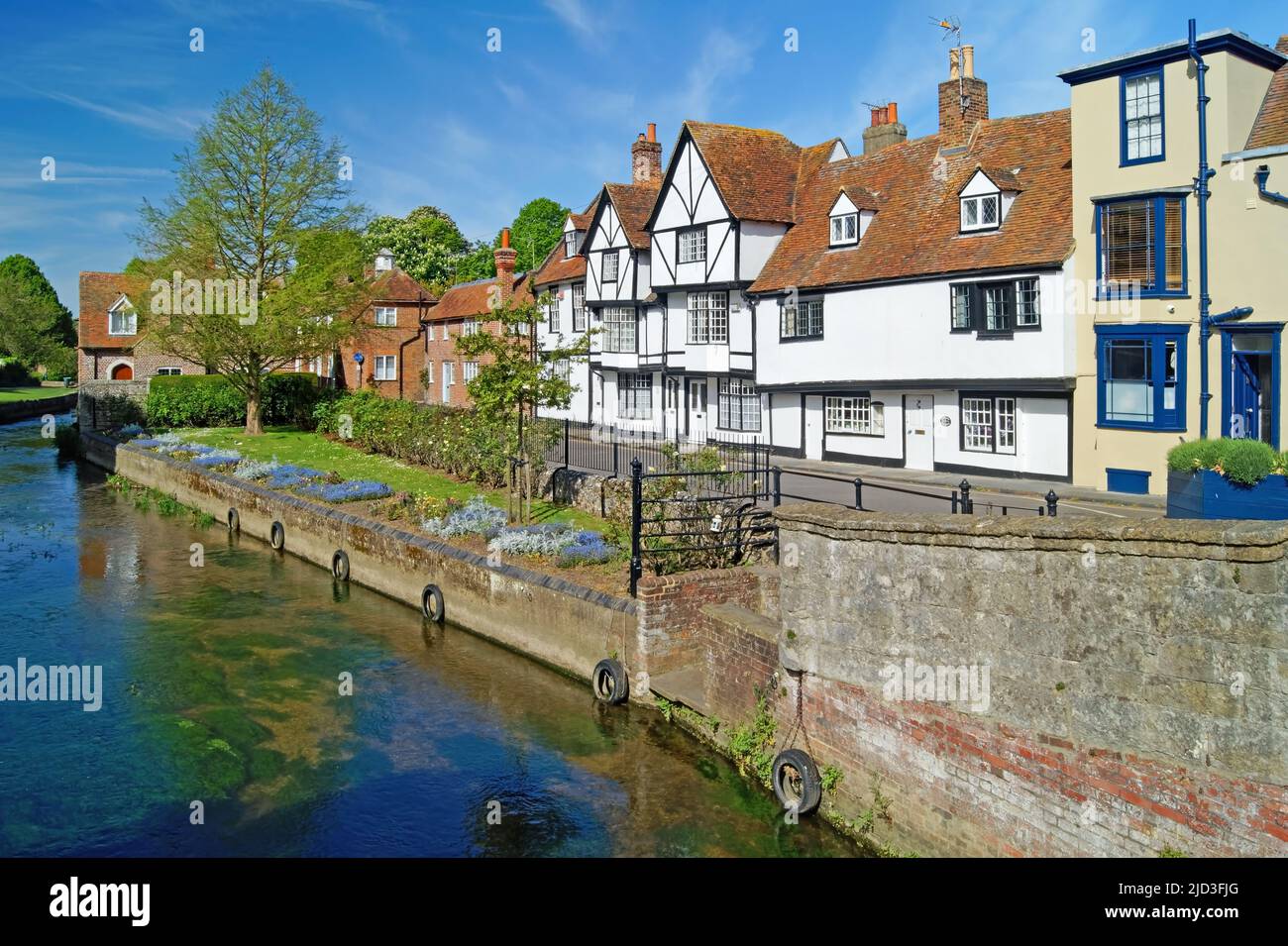 UK, Kent, Canterbury, Westgate Gardens and River Stour Stock Photo - Alamy