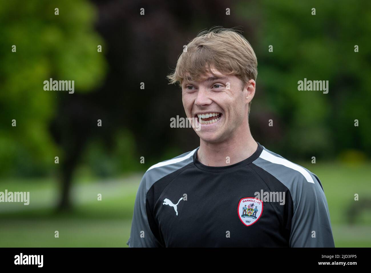 Barnsley, UK. 17th June, 2022. Luca Connell joins Barnsley FC on a free ...