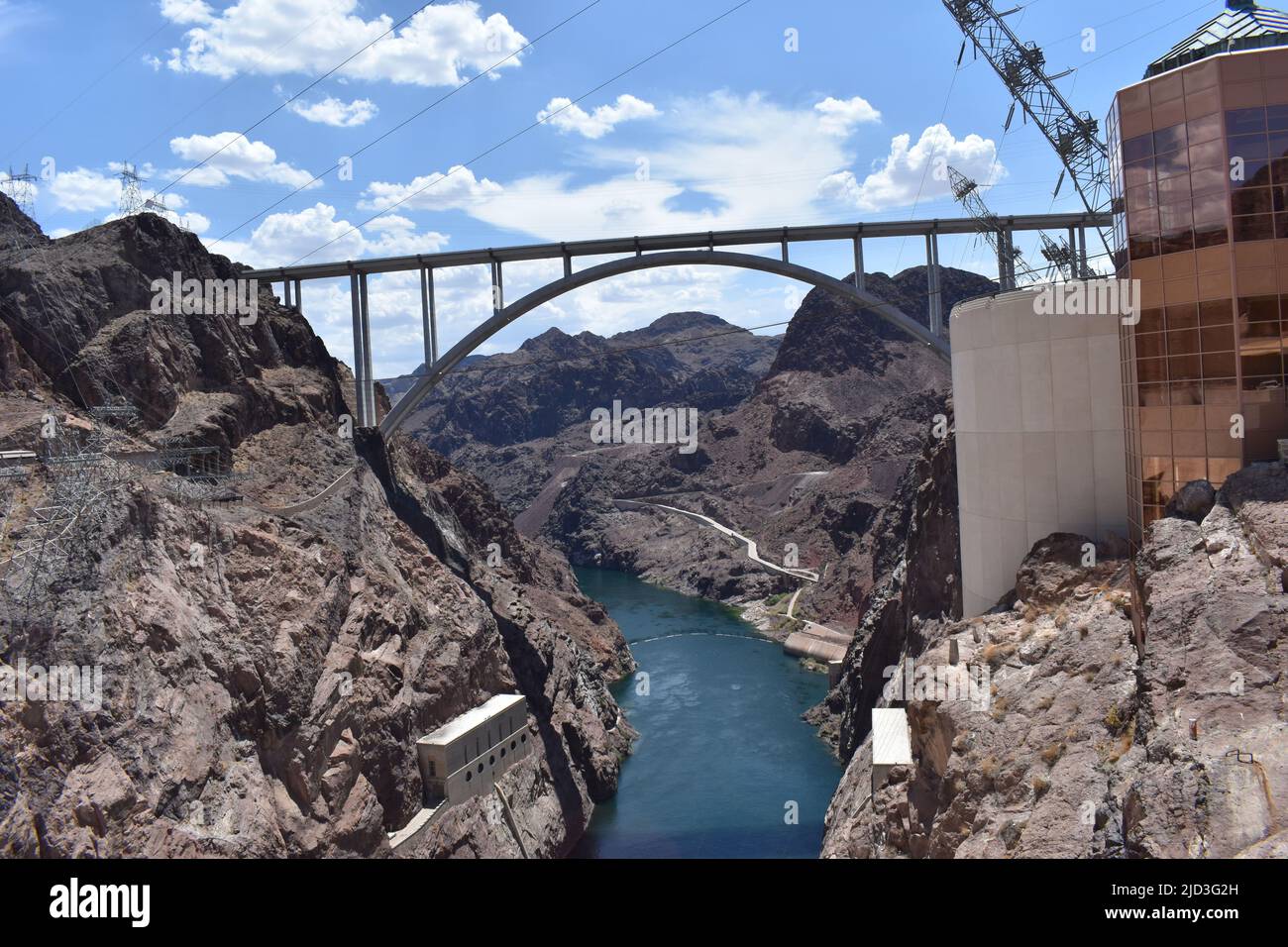 This is a pcture taken from hoover dam taken in summer of 2021. This ...