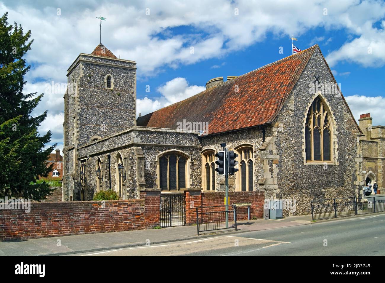 UK, Kent, Canterbury, Canterbury Guildhall, formerly the Church of the ...