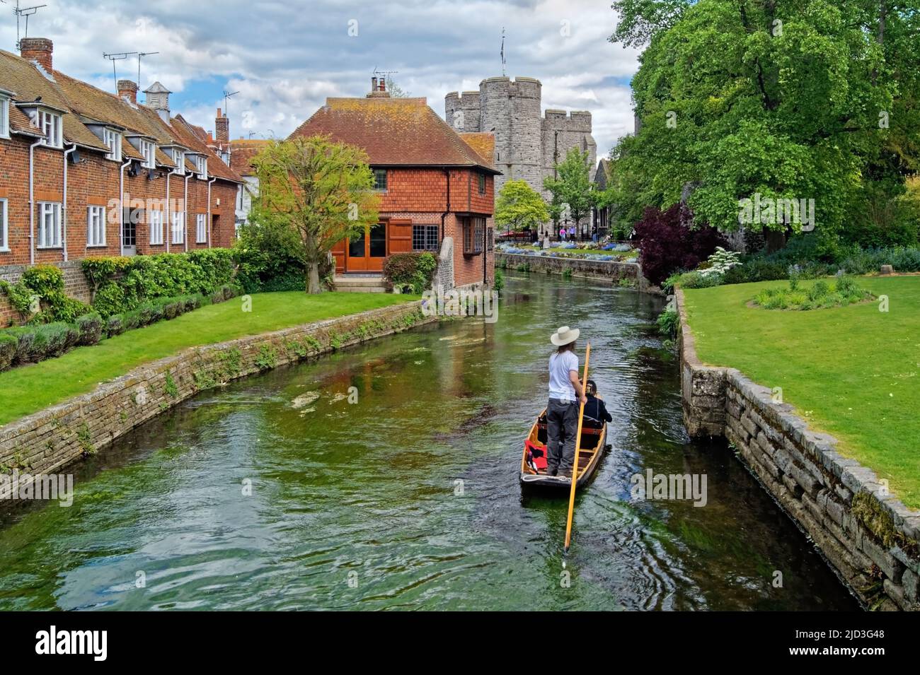 Westgate gardens walk river stour hi-res stock photography and images ...