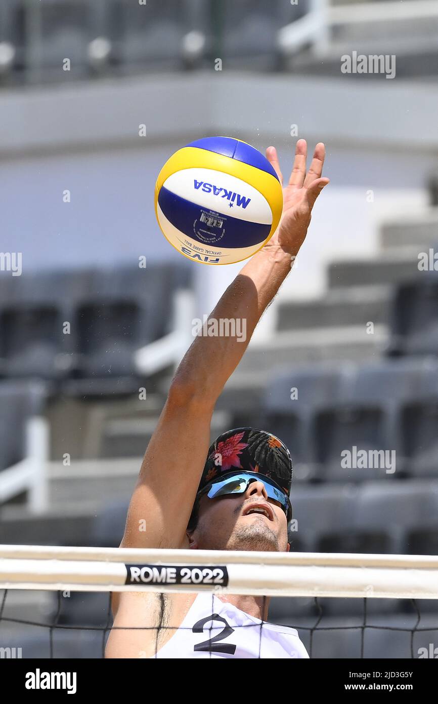 Rome, Italy. 17th June, 2022. Andre Loyola Stein/George Souto Maior ...