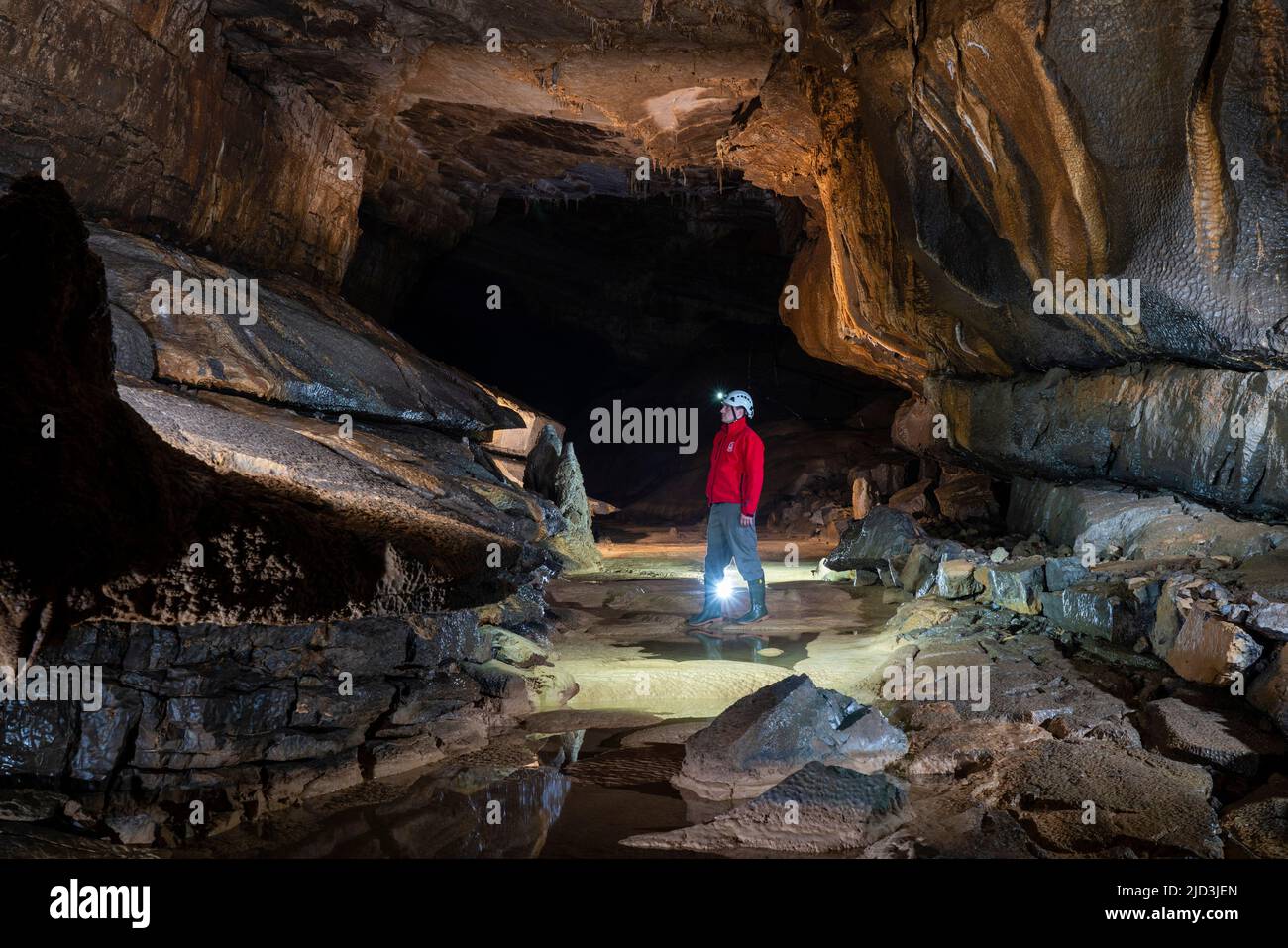 Krizna Jama Cave, Cross Cave, Grahovo, Slovenia Stock Photo - Alamy