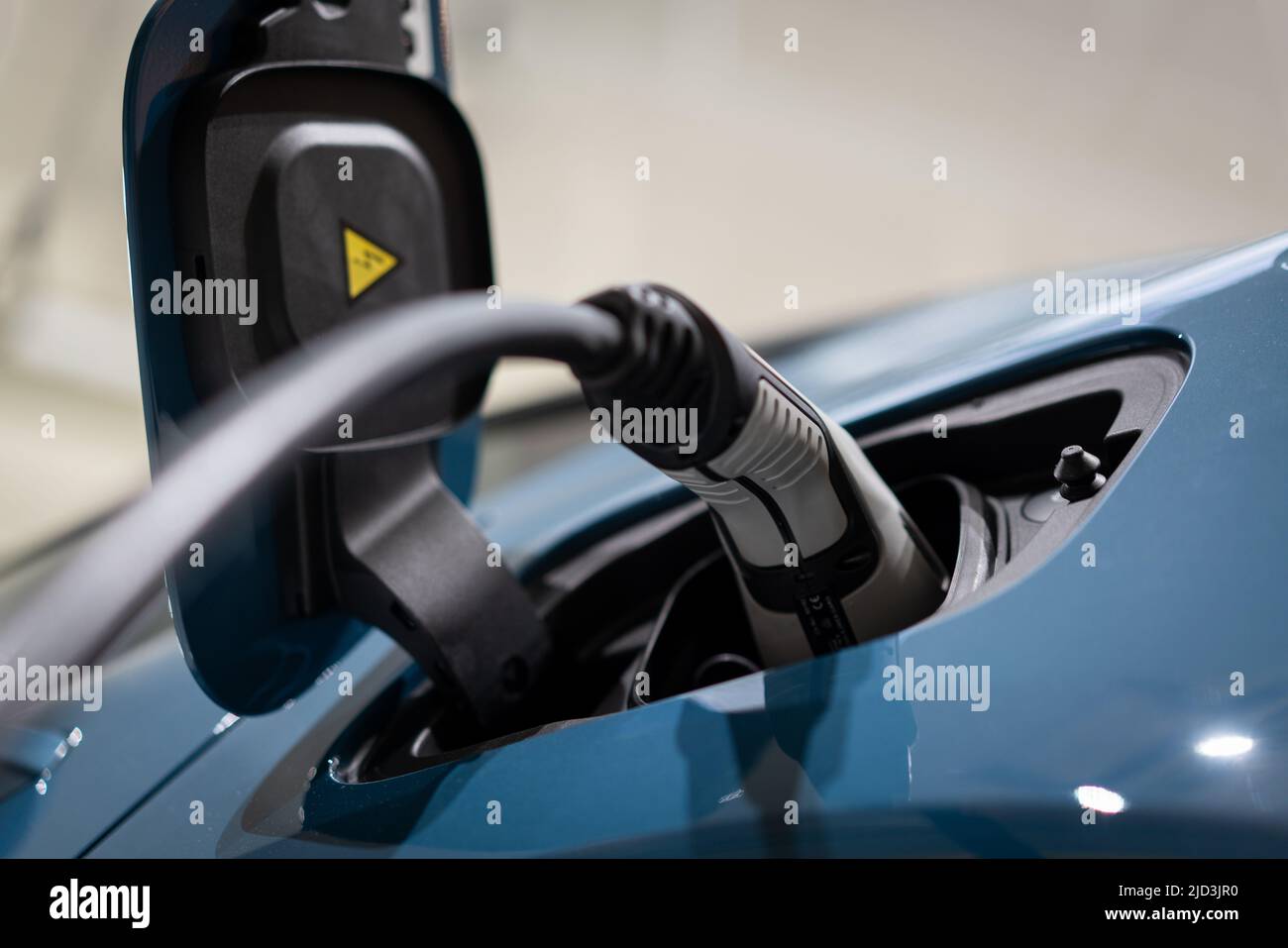 Power supply connect to electric vehicle for charge to the battery ...