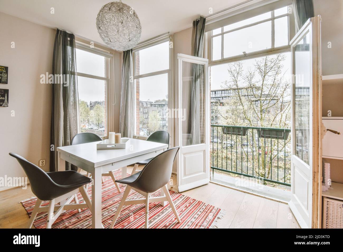 Home interior design of modern loft apartment with open kitchen in ...