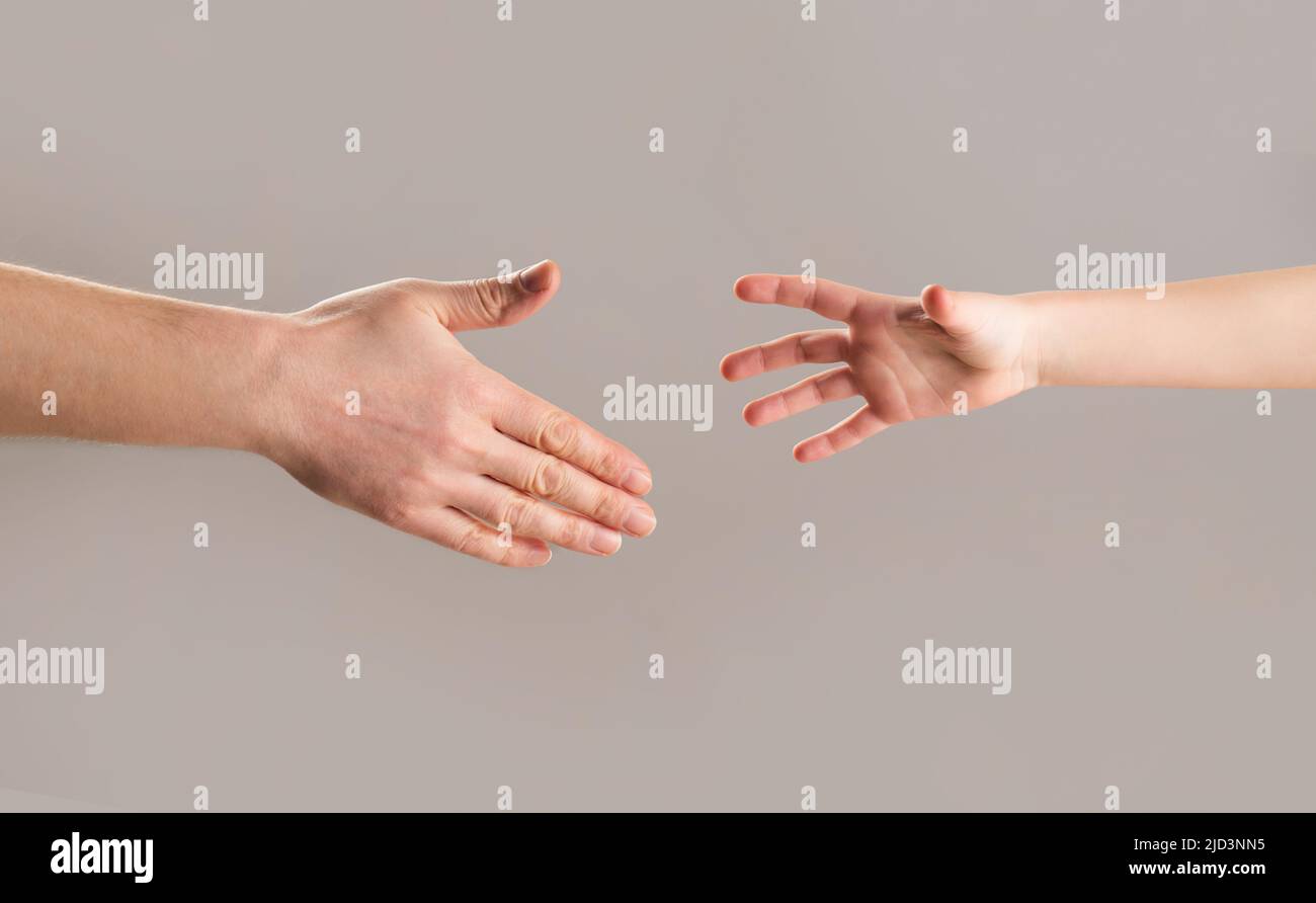 Children Hands Reaching