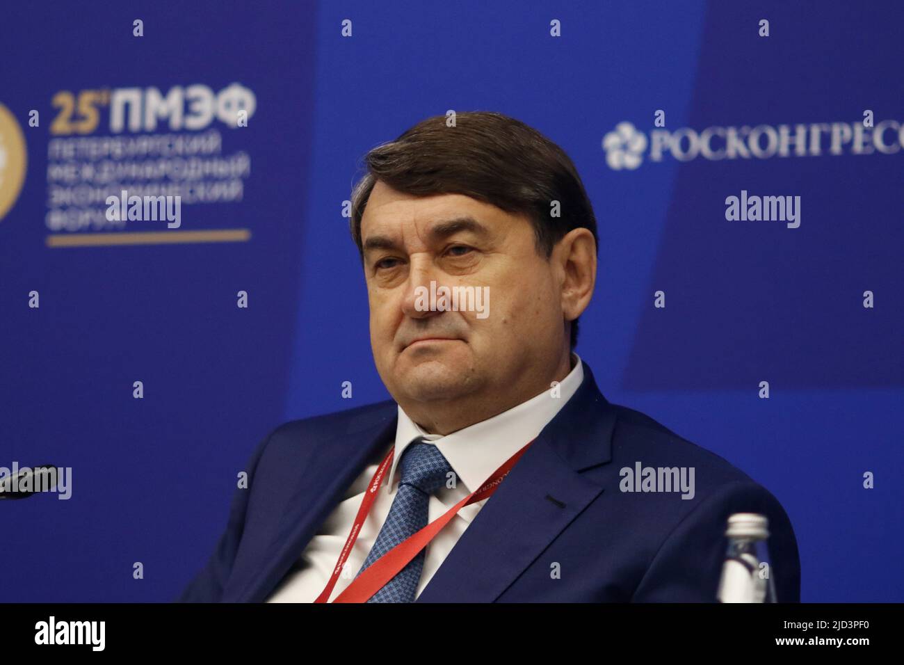 Saint Petersburg, Russia. 17th June, 2022. Igor Levitin, Aide to the ...