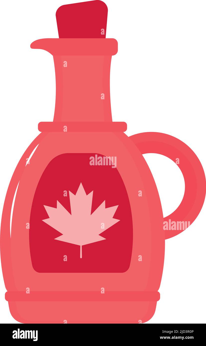 maple syrup bottle Stock Vector Image & Art - Alamy