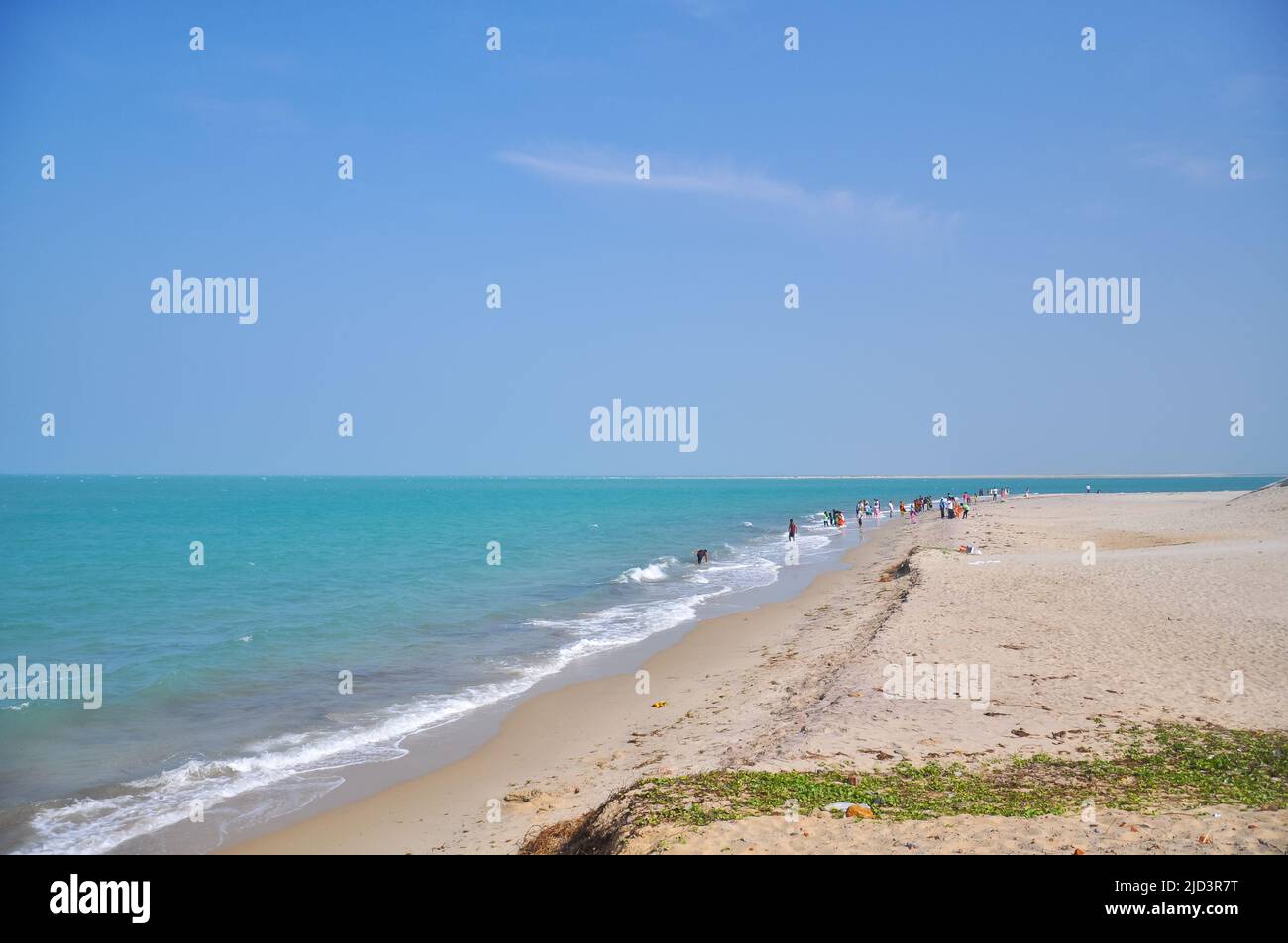 The place where the Bay of Bengal and Indian Ocean merge, Arichal Munai ...
