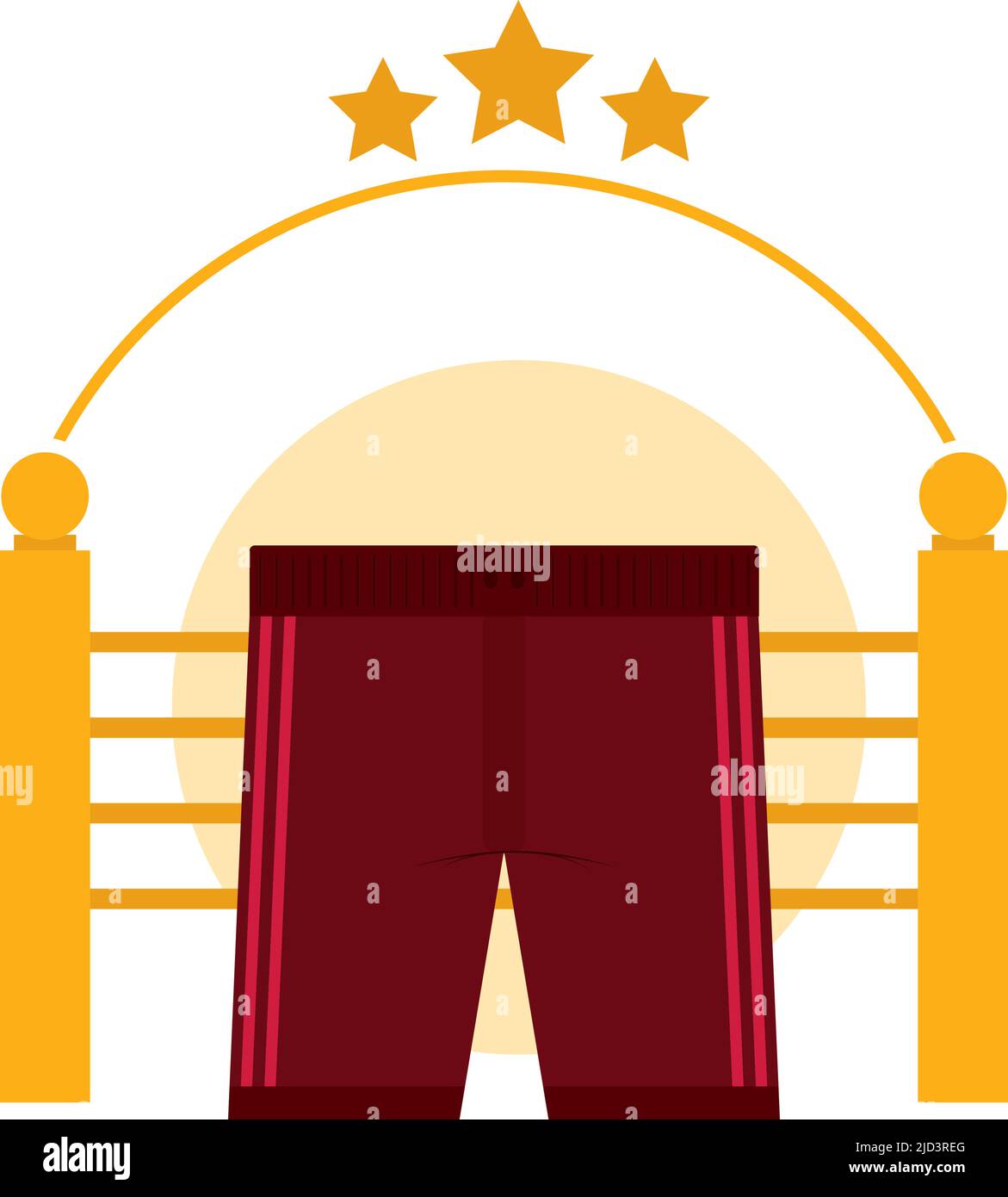 boxing pants badge Stock Vector Image & Art - Alamy