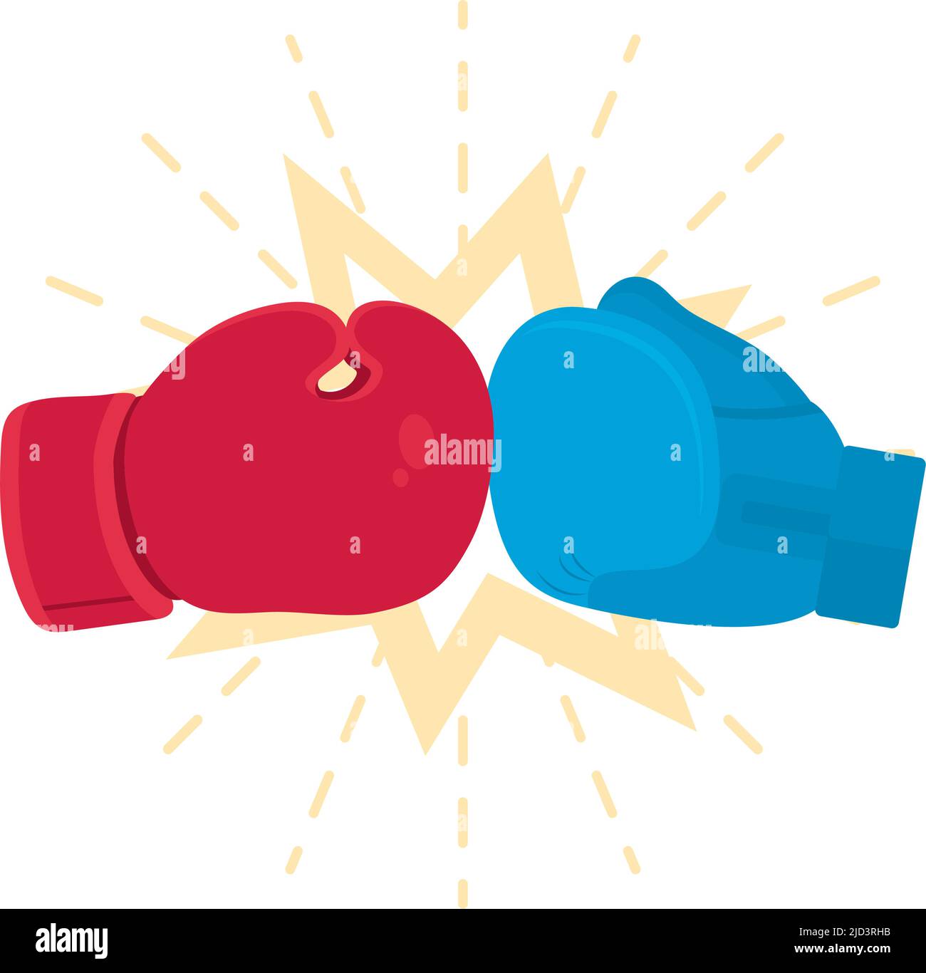 boxing clash gloves Stock Vector Image & Art - Alamy
