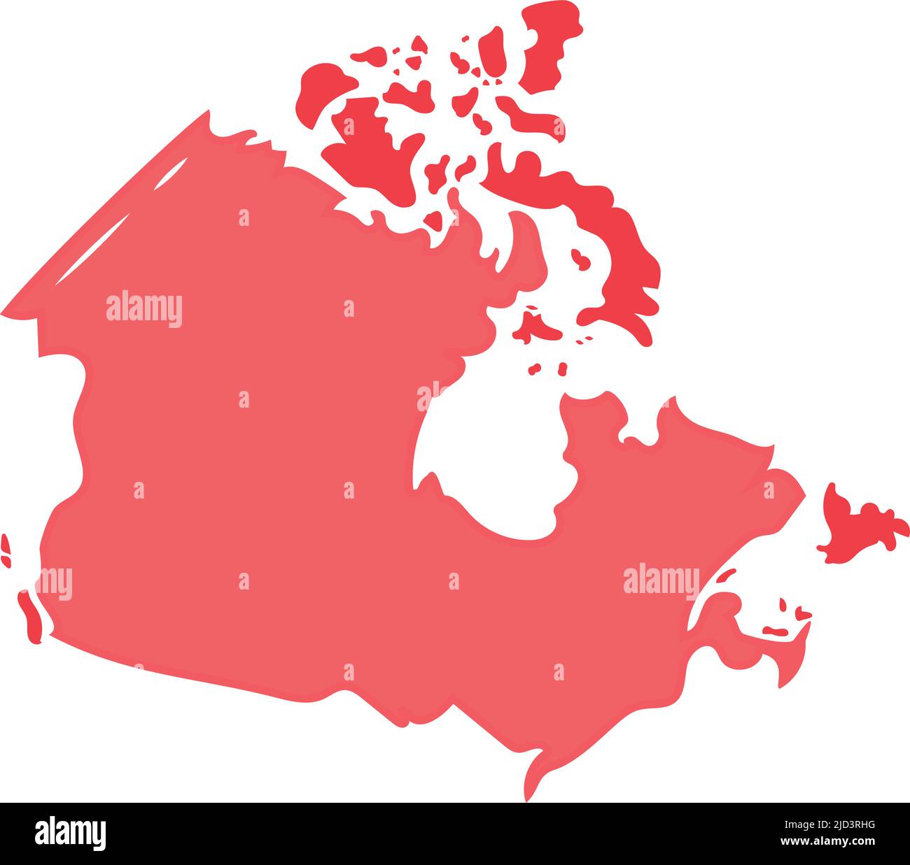 canada map icon Stock Vector Image & Art - Alamy