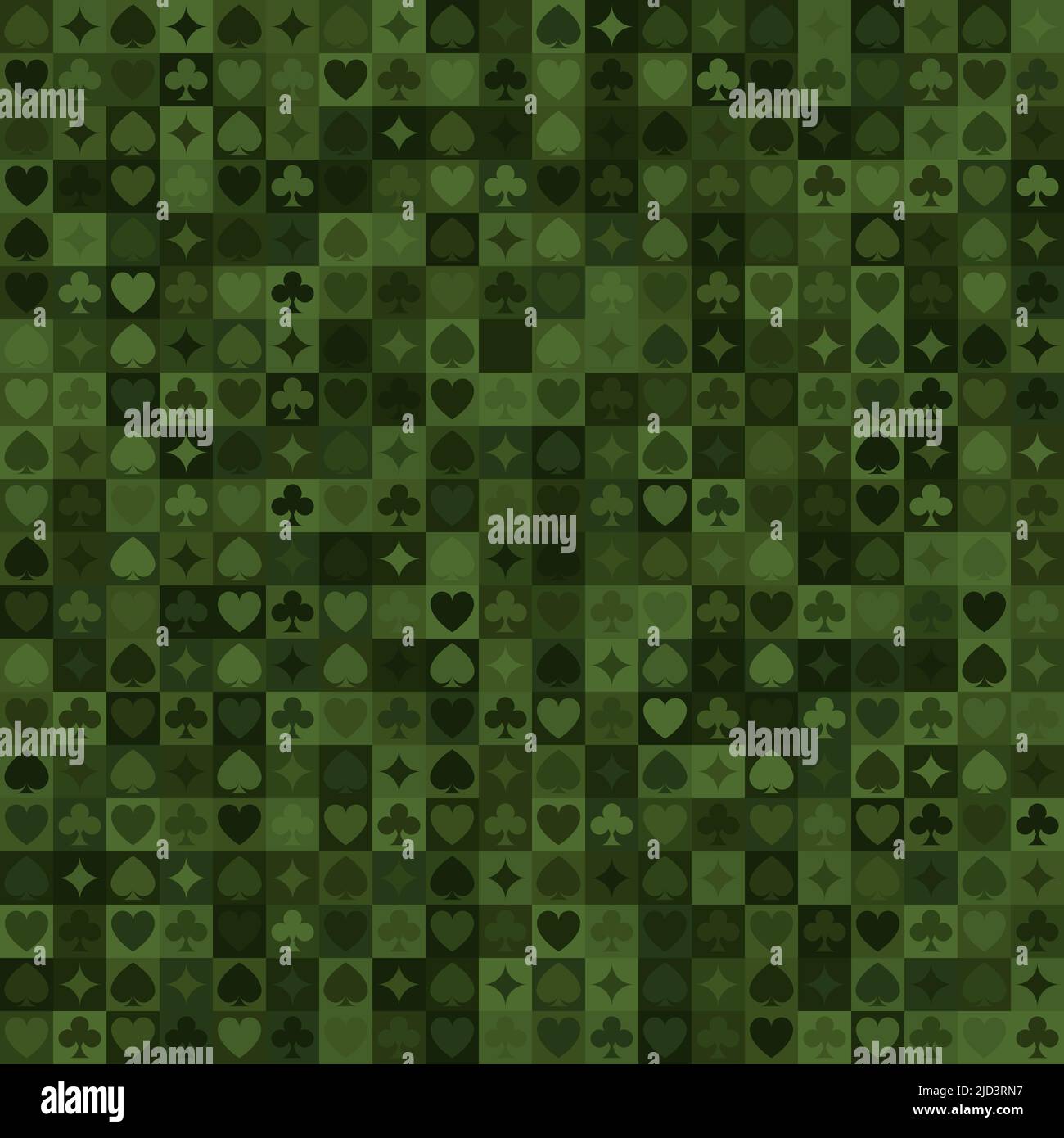 Vector playing cards suits seamless patterns. Backgrounds card suits ...