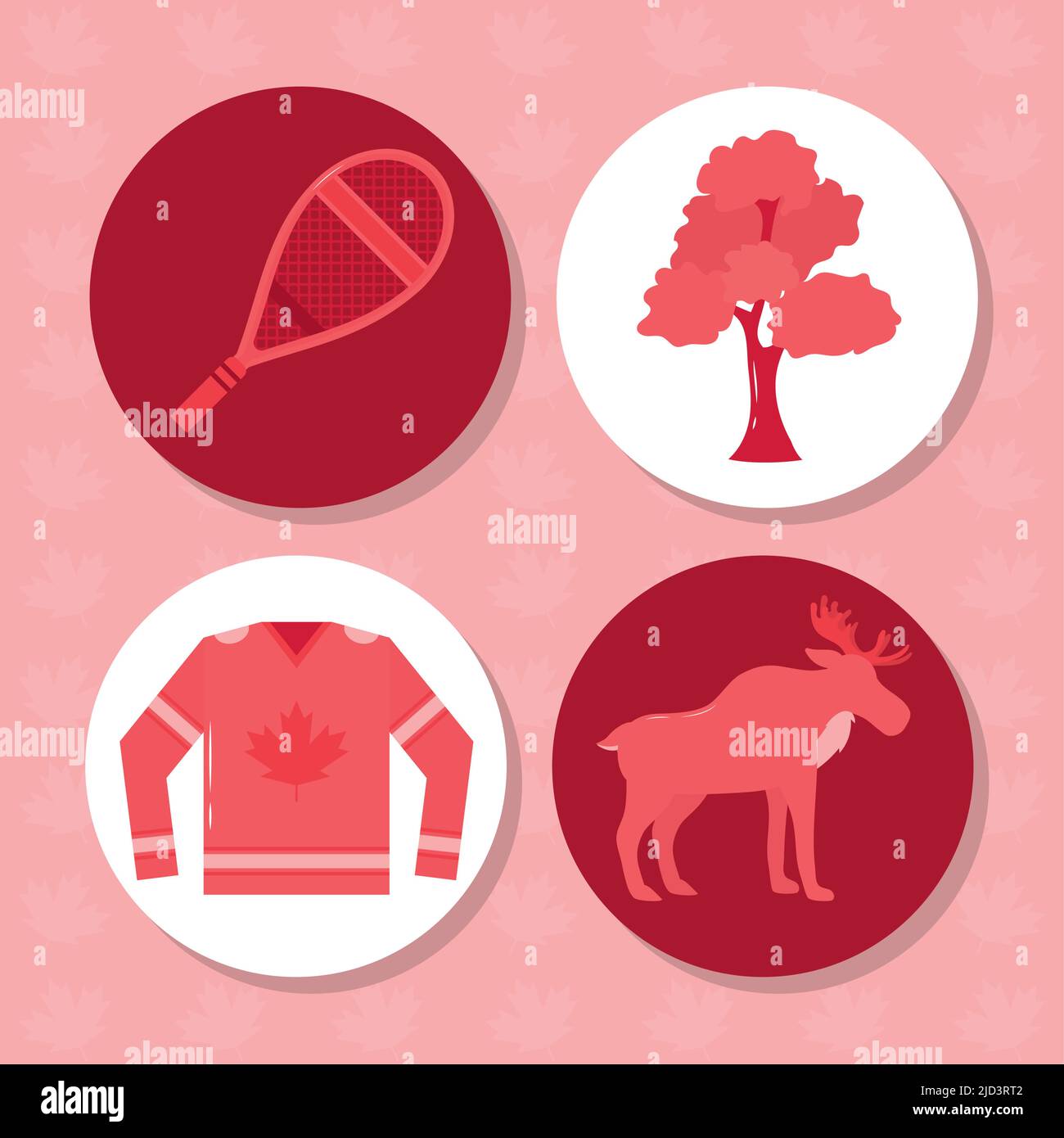 canada icon collection Stock Vector Image & Art - Alamy