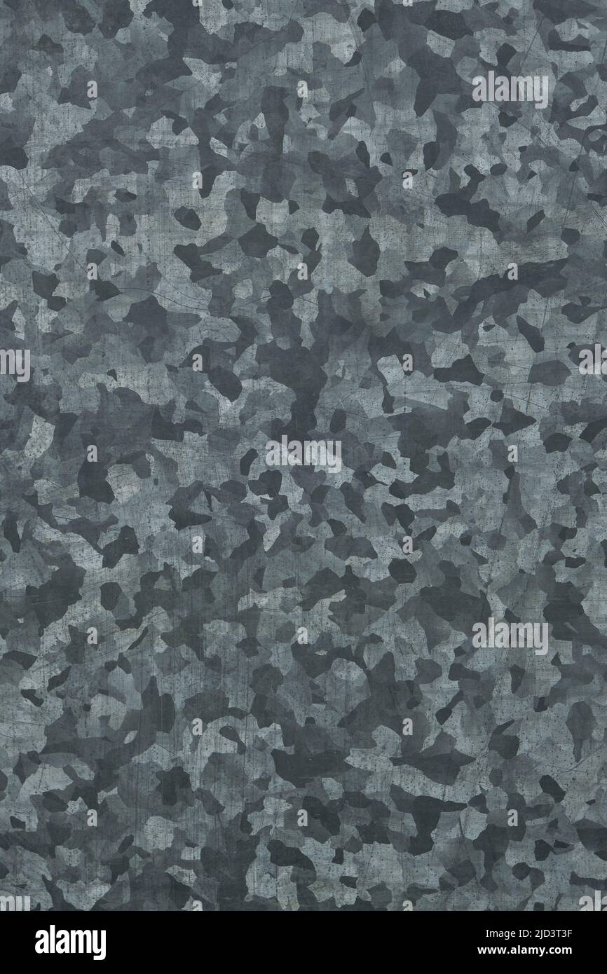 Abstract background and texture of galvanized metal, camouflage Stock ...