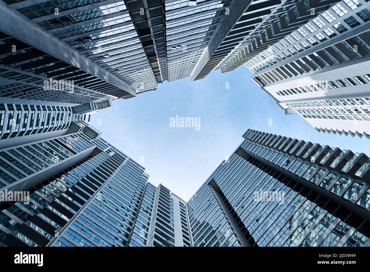 View from the well from tall buildings Stock Photo - Alamy