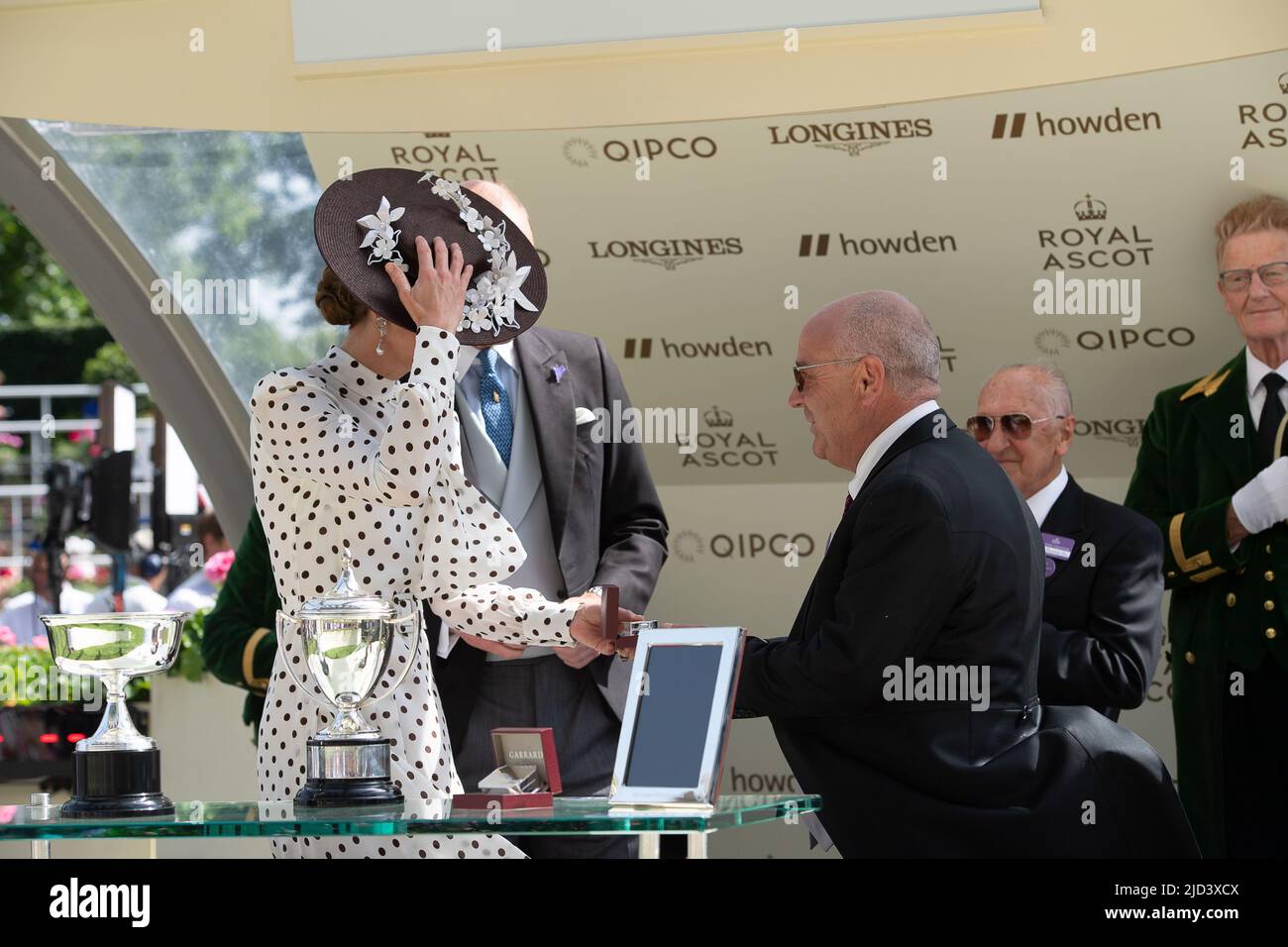 Ascot, Berkshire, UK. 17th June, 2022. The Duke and Duchess of ...