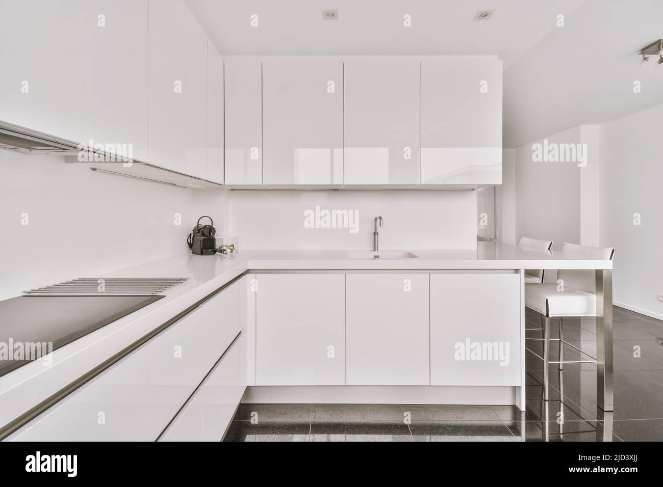 Kitchen cabinets coffee corner hi-res stock photography and images - Alamy