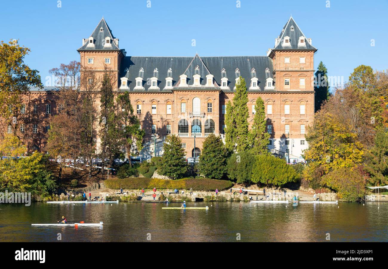 Turin, Italy - Circa November 2021: outdoors panorama with scenic Turin ...