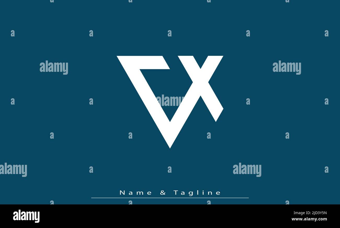 Alphabet letters Initials Monogram logo CX , XC Stock Vector Image ...