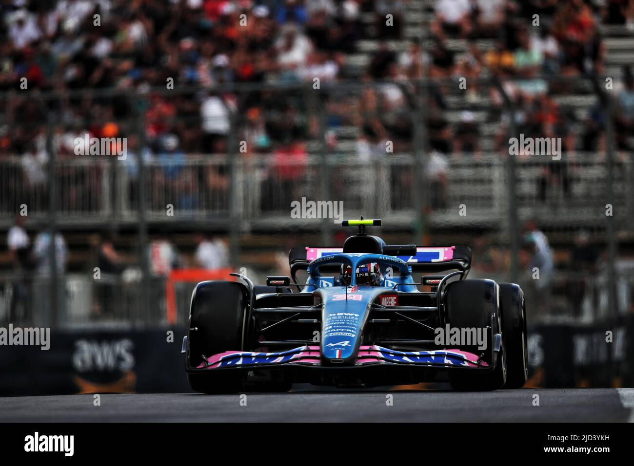 Esteban Ocon (FRA) Alpine F1 Team A522. Canadian Grand Prix, Friday 17th June 2022. Montreal ...