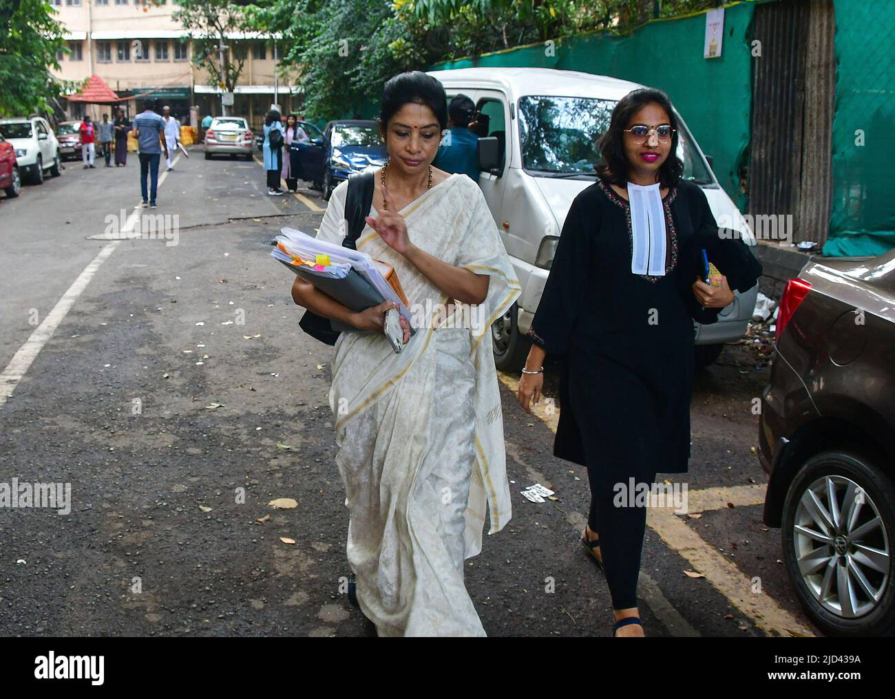 MUMBAI, INDIA - JUNE 17: Indrani Mukerjea leaves Sessions Court after ...
