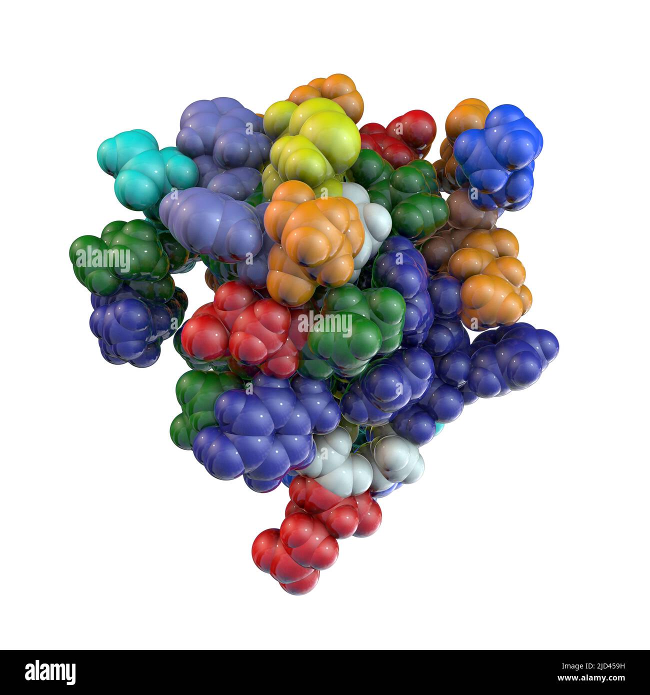 Insulin molecule, illustration Stock Photo - Alamy