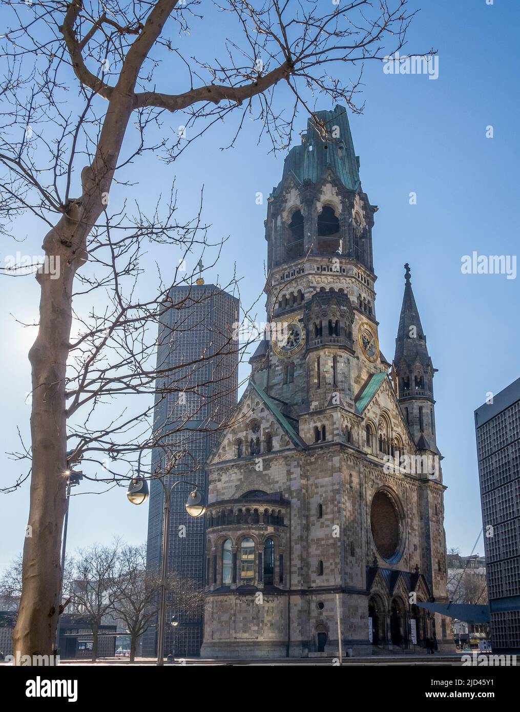 Kaiser Wilhelm Memorial Church in Berlin, the capital and largest city ...