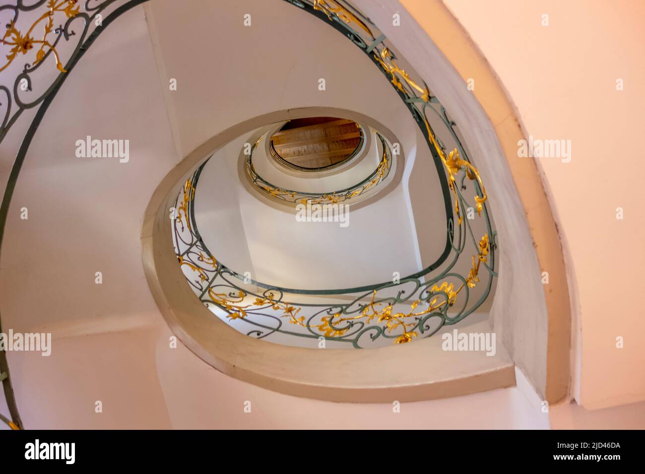 Historic staircase in Berlin, the capital and largest city in Germany ...