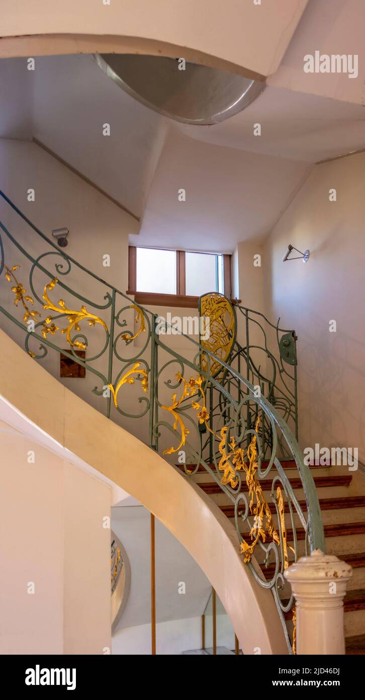 Historic staircase in Berlin, the capital and largest city in Germany ...