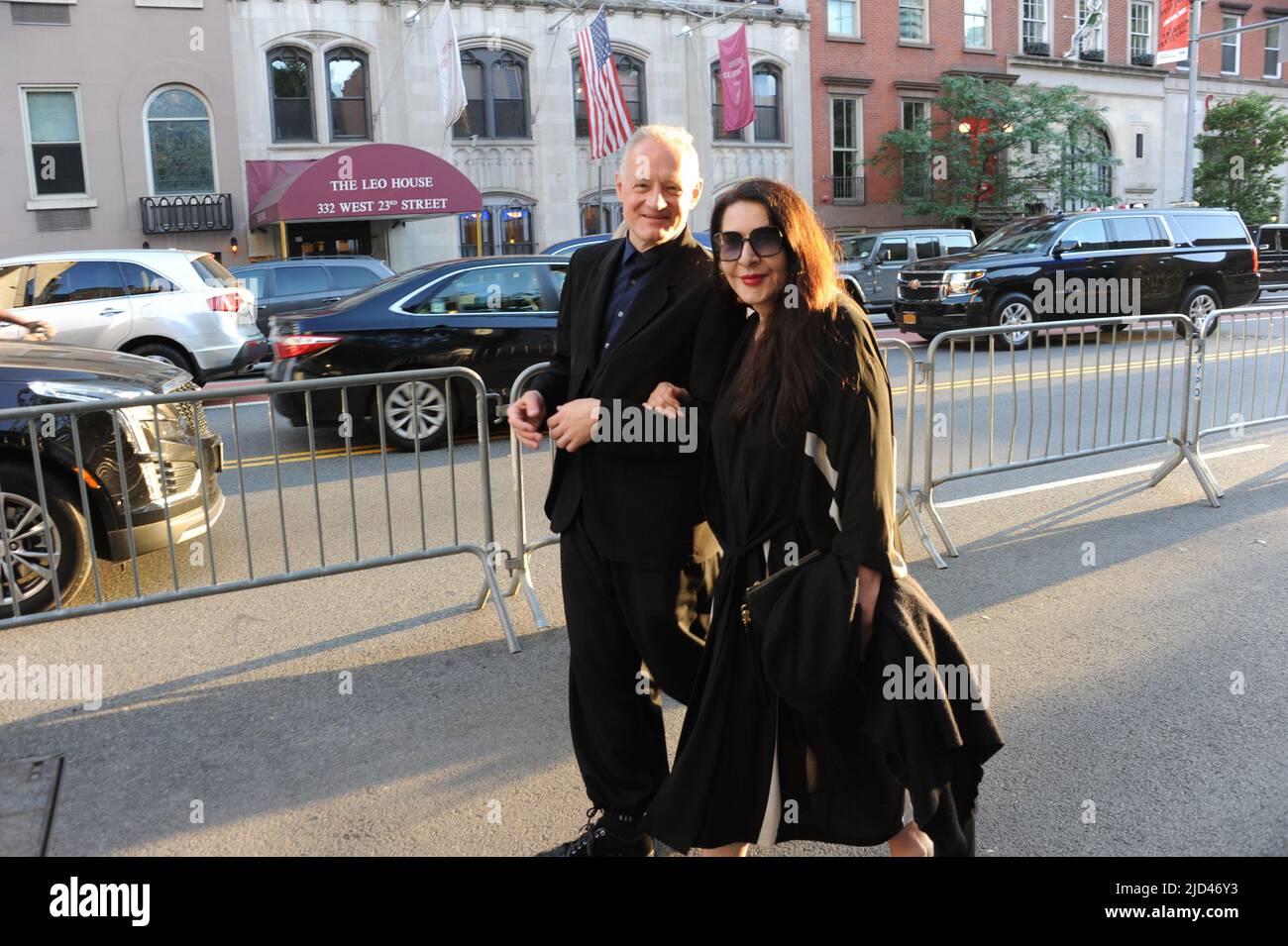 Marina Abramovic and Todd Eckert in New York City 2022, photographed by ...