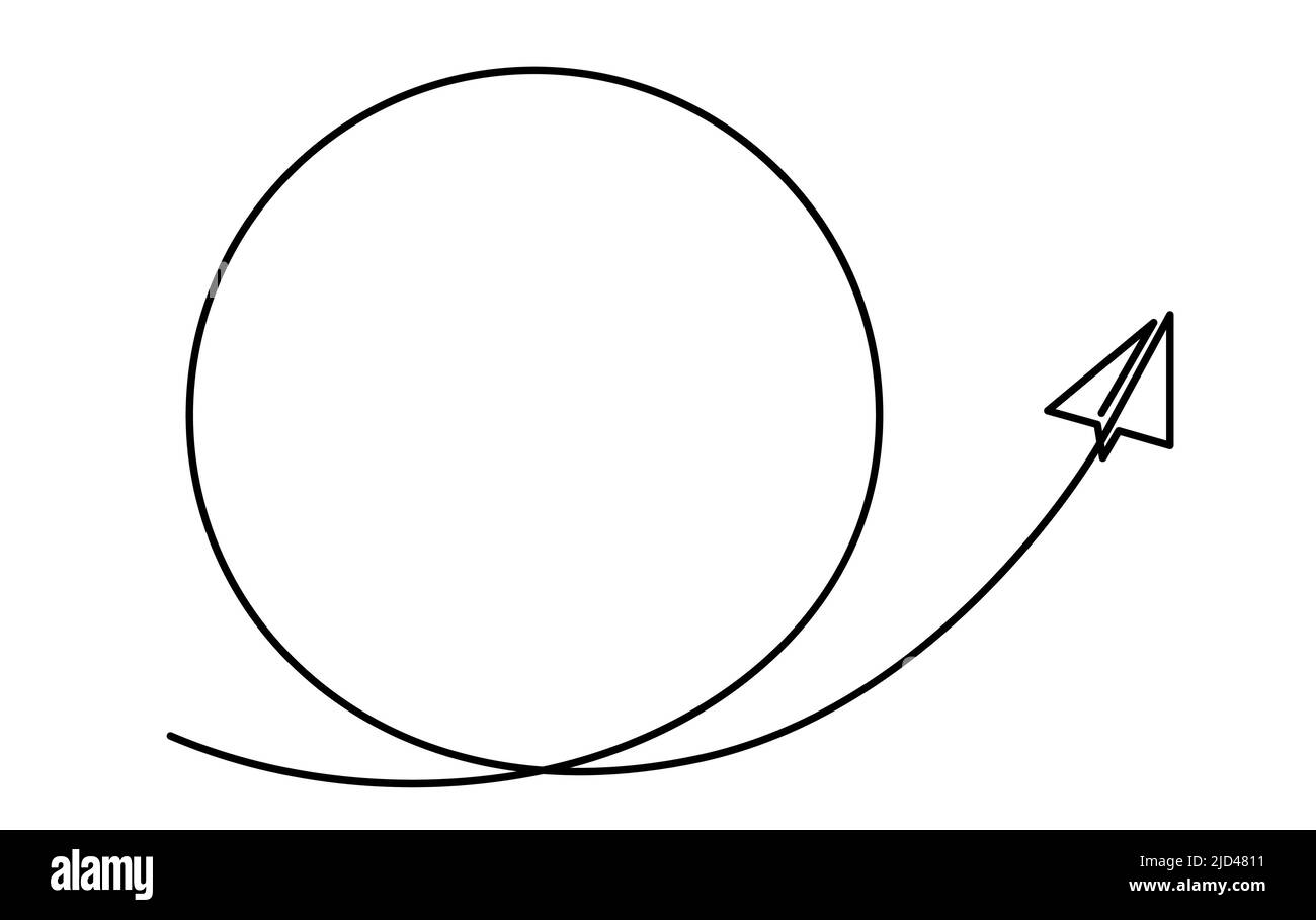 Throwing paper airplane Stock Vector Images - Alamy