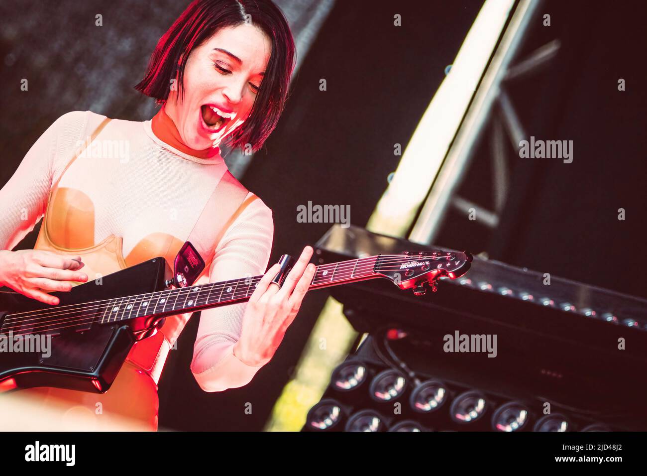 St. Vincent (Annie Clark) performs live on stage at Way Out West ...