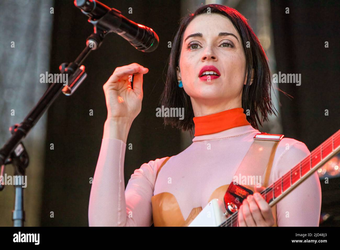St. Vincent (Annie Clark) performs live on stage at Way Out West ...