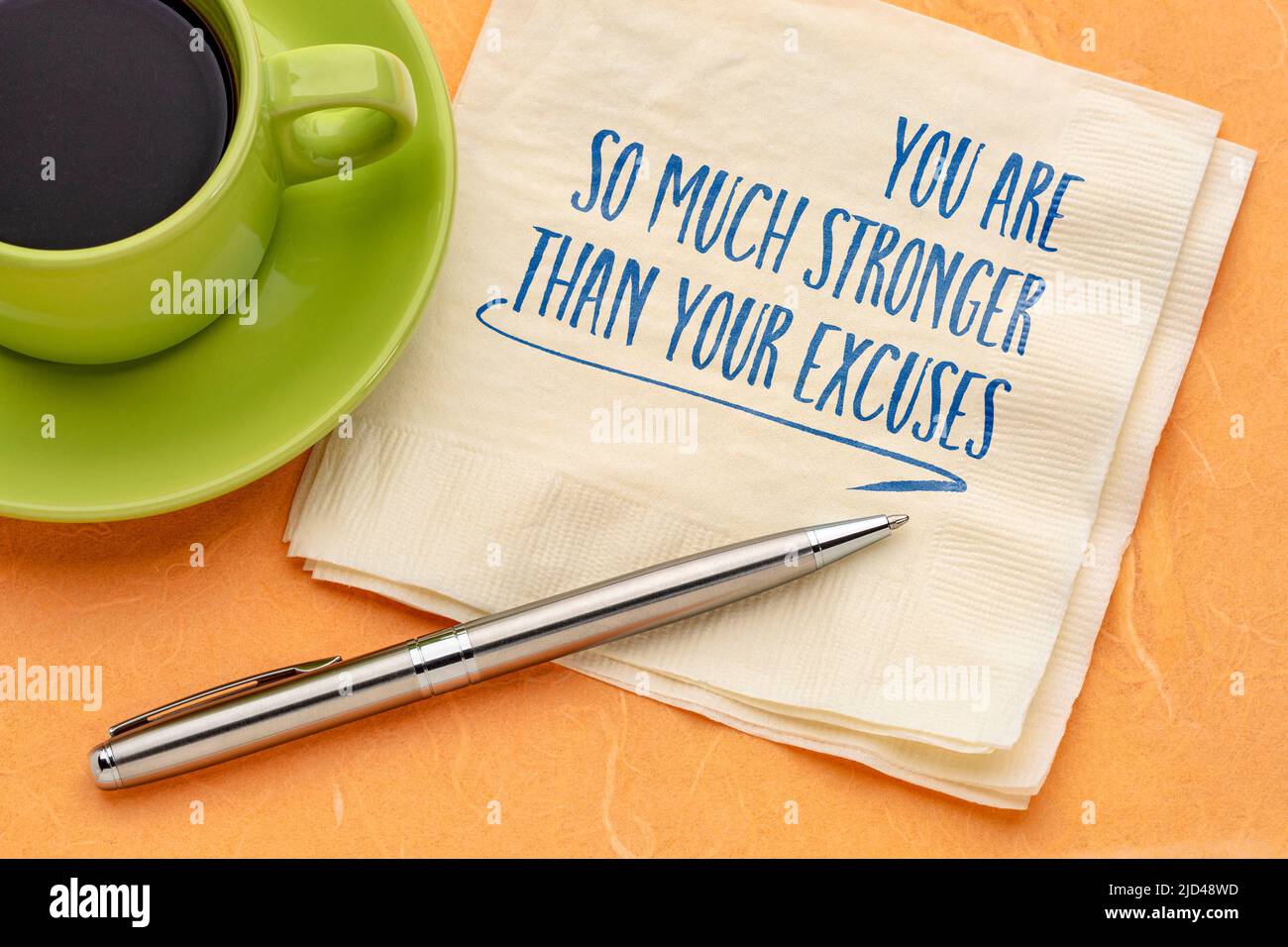 You are so much stronger than your excuses - motivational note ...