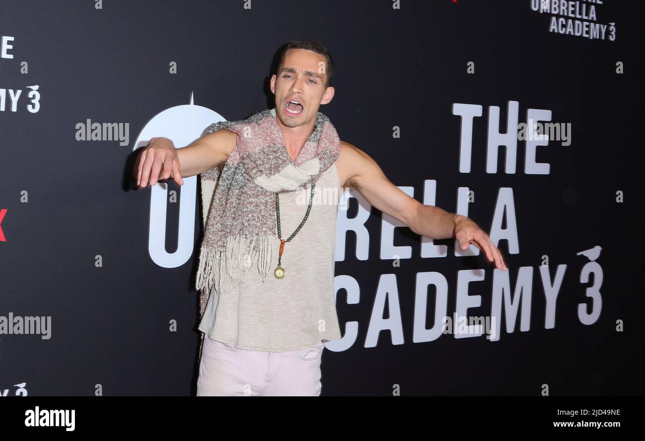 California, USA. 17th June, 2022. Robert Sheehan arrives at The ...
