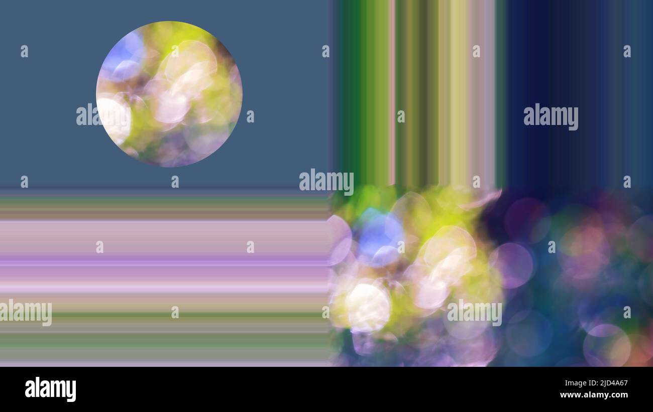 Very softly blurred seamless pattern of stripes and bokeh in pastel ...