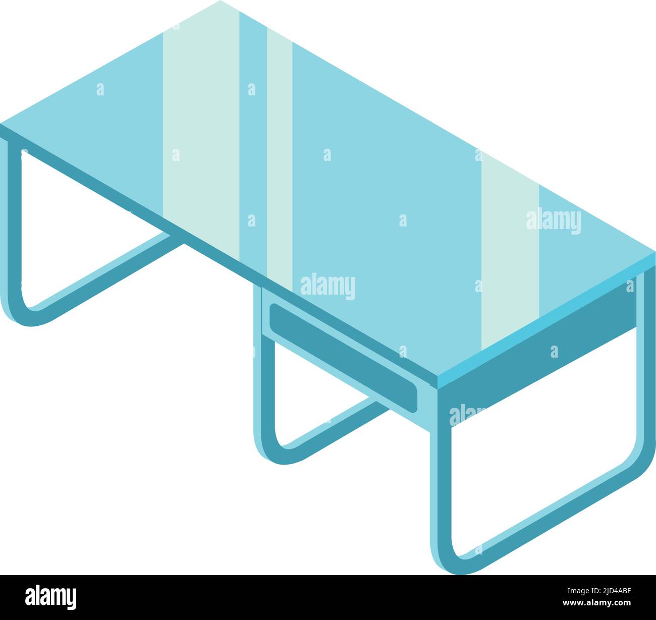 blue work desk Stock Vector Image & Art - Alamy