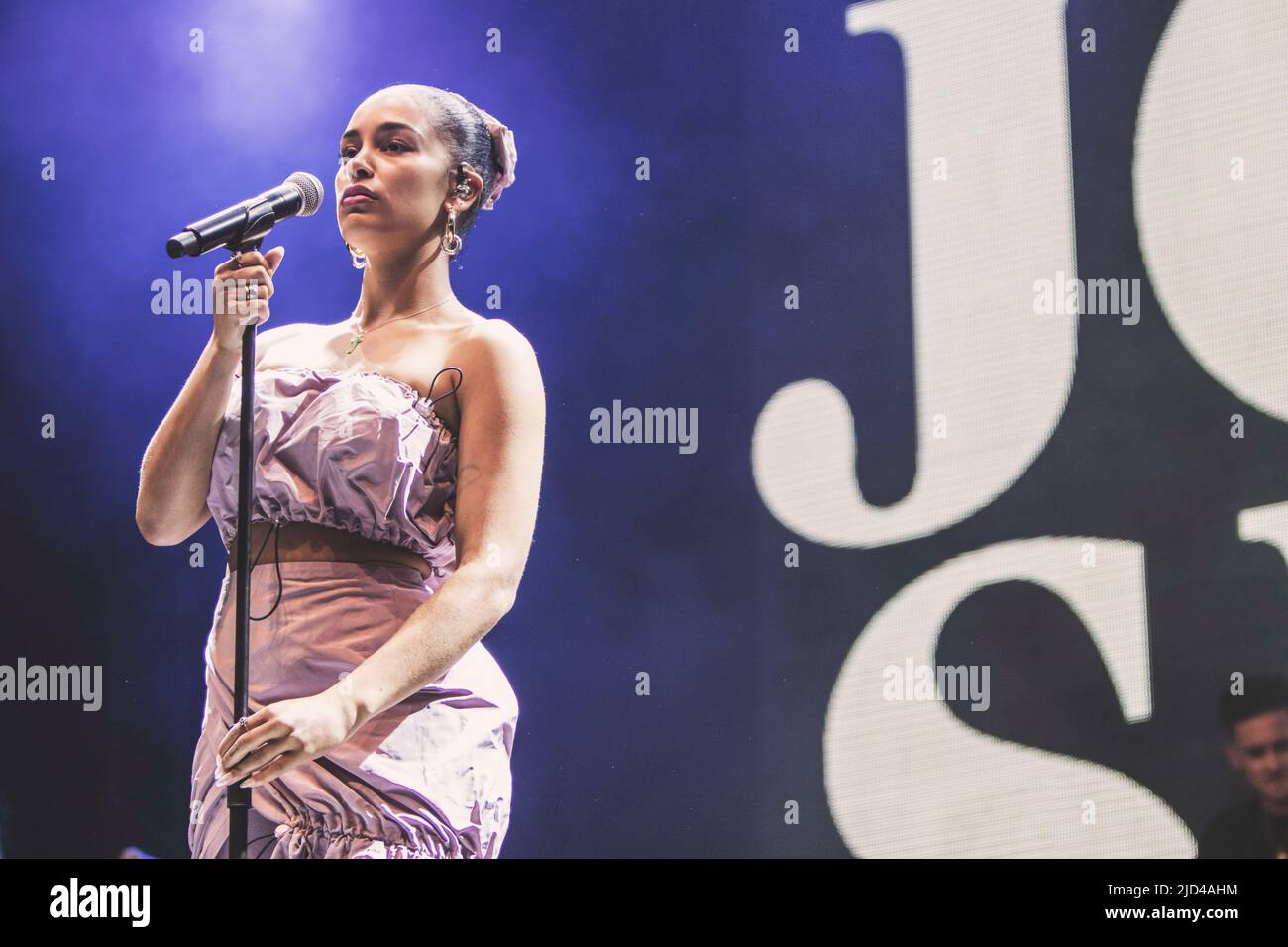 Jorja Smith performs live on stage at Way Out West festival in ...