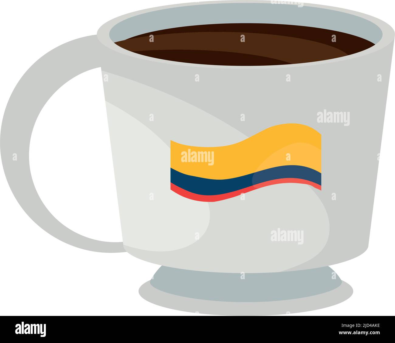 Colombia coffee cup Stock Vector Images - Alamy
